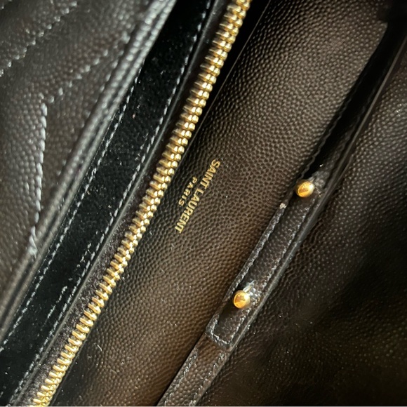 Saint Laurent | Bags | Saint Laurent Black Quilted Leather Bag | Poshmark